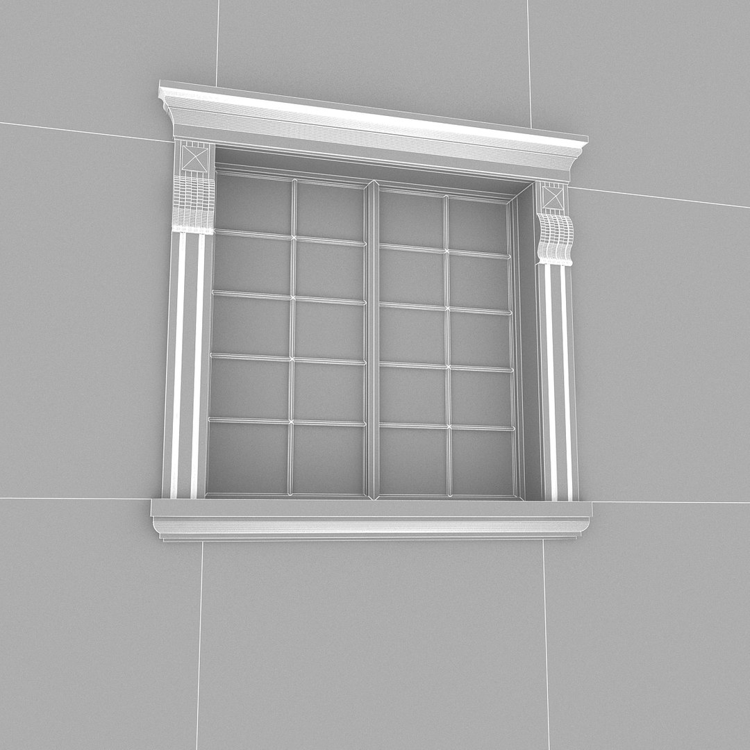 3D Model Window Frame - TurboSquid 1446278