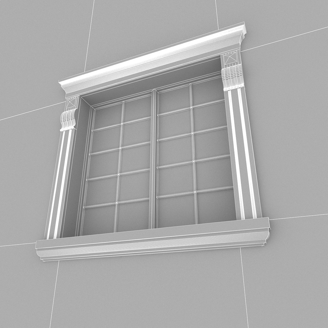 3D Model Window Frame - TurboSquid 1446278