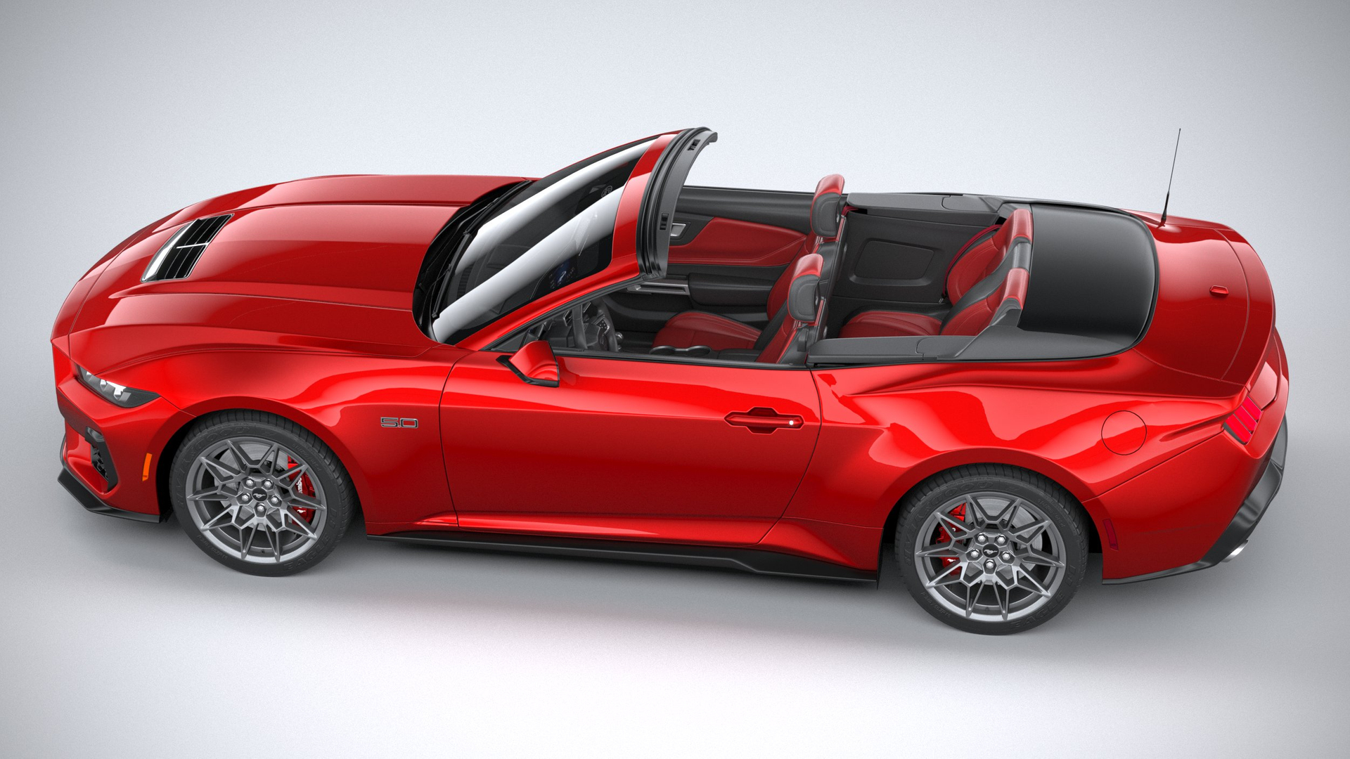 modelo 3d Ford Mustang GT Descapotable 2024 - TurboSquid 1982796