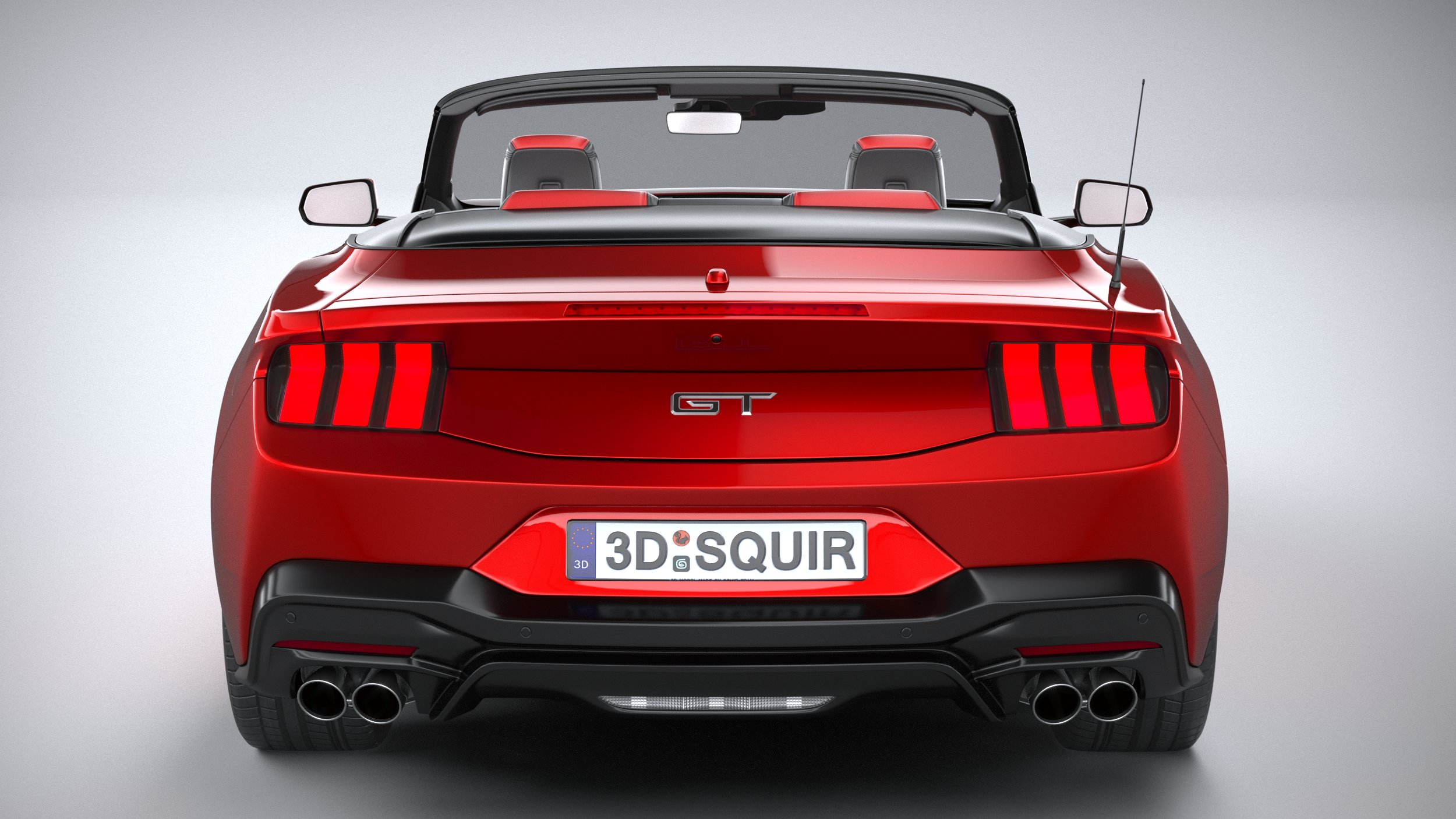 modelo 3d Ford Mustang GT Descapotable 2024 - TurboSquid 1982796