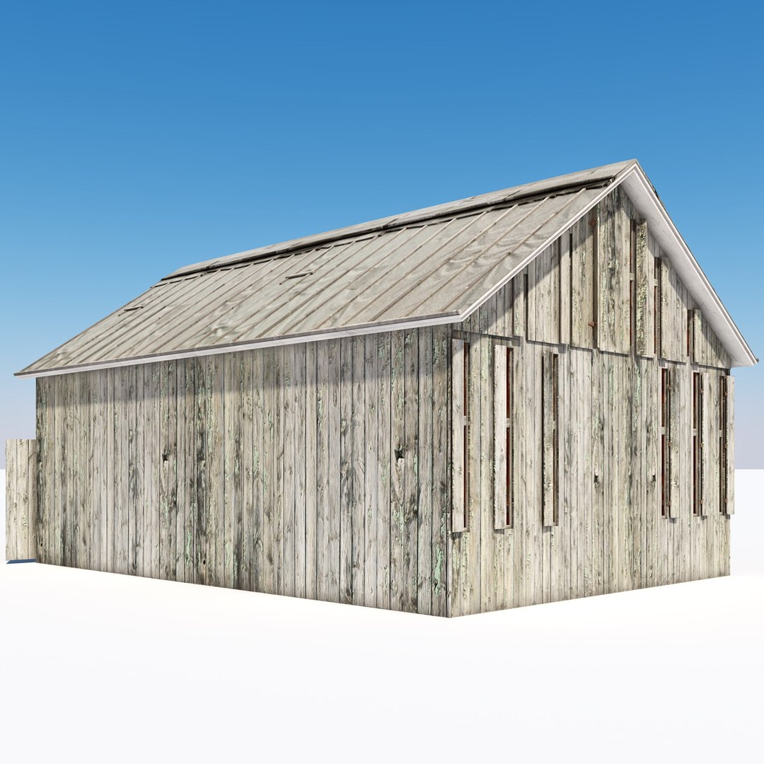 3d tobacco barn