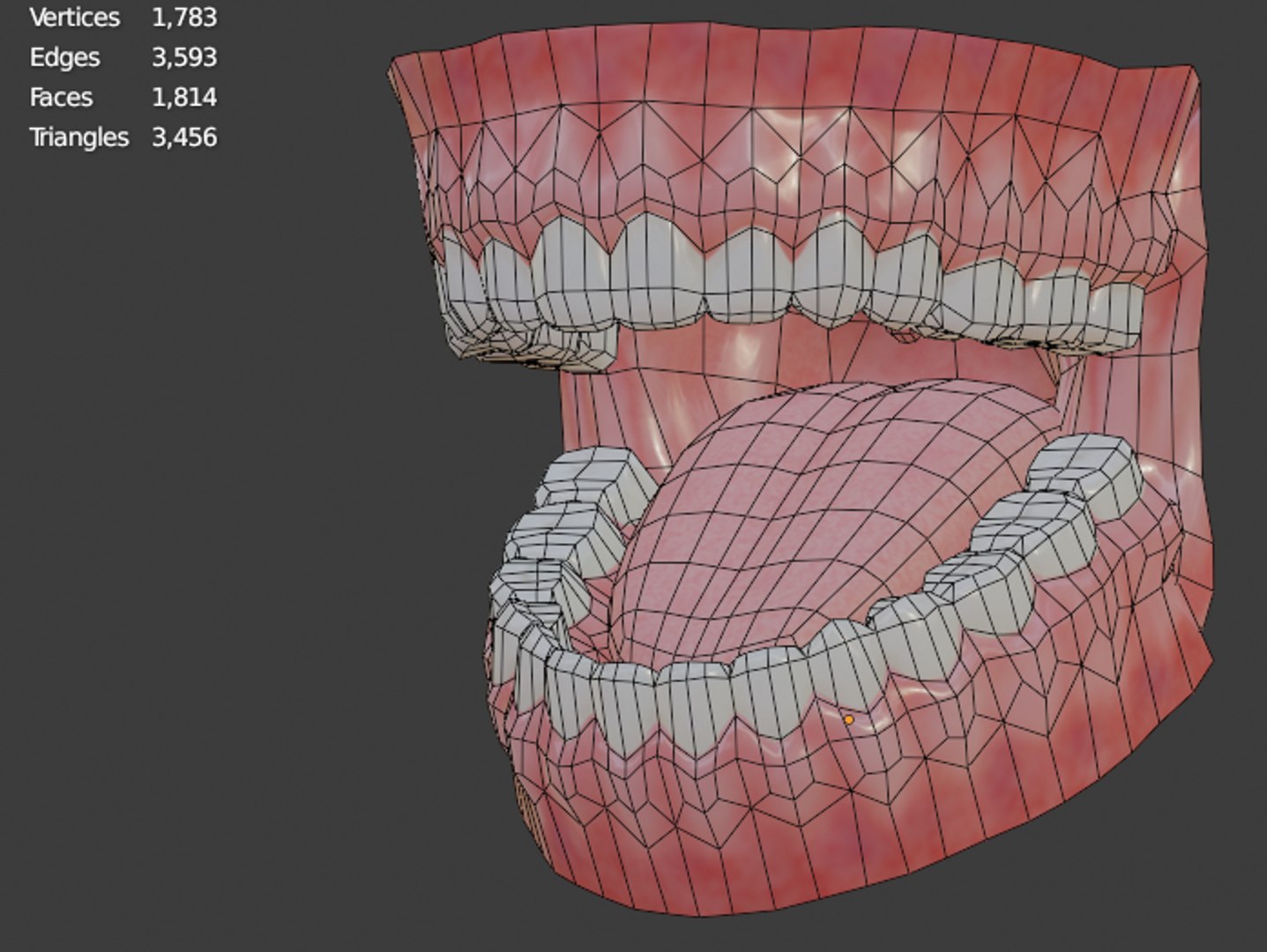 Human Mouth For Characters Low-poly Model - TurboSquid 1817481