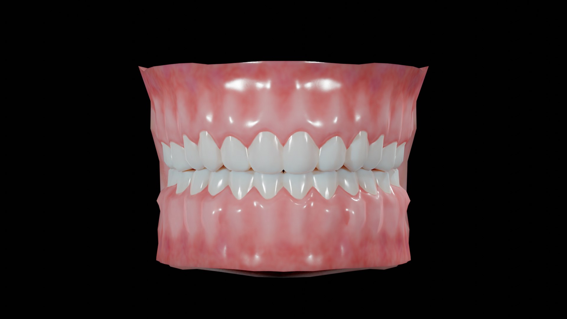 Human Mouth For Characters Low-poly Model - TurboSquid 1817481