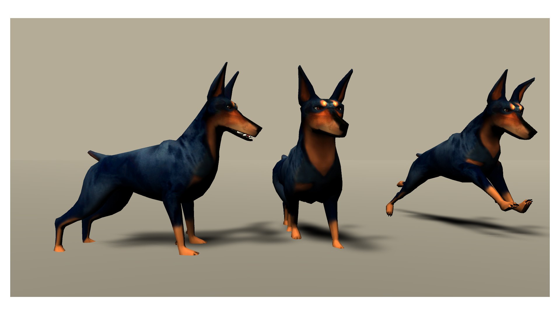 Dog Animations Model - TurboSquid 1865484