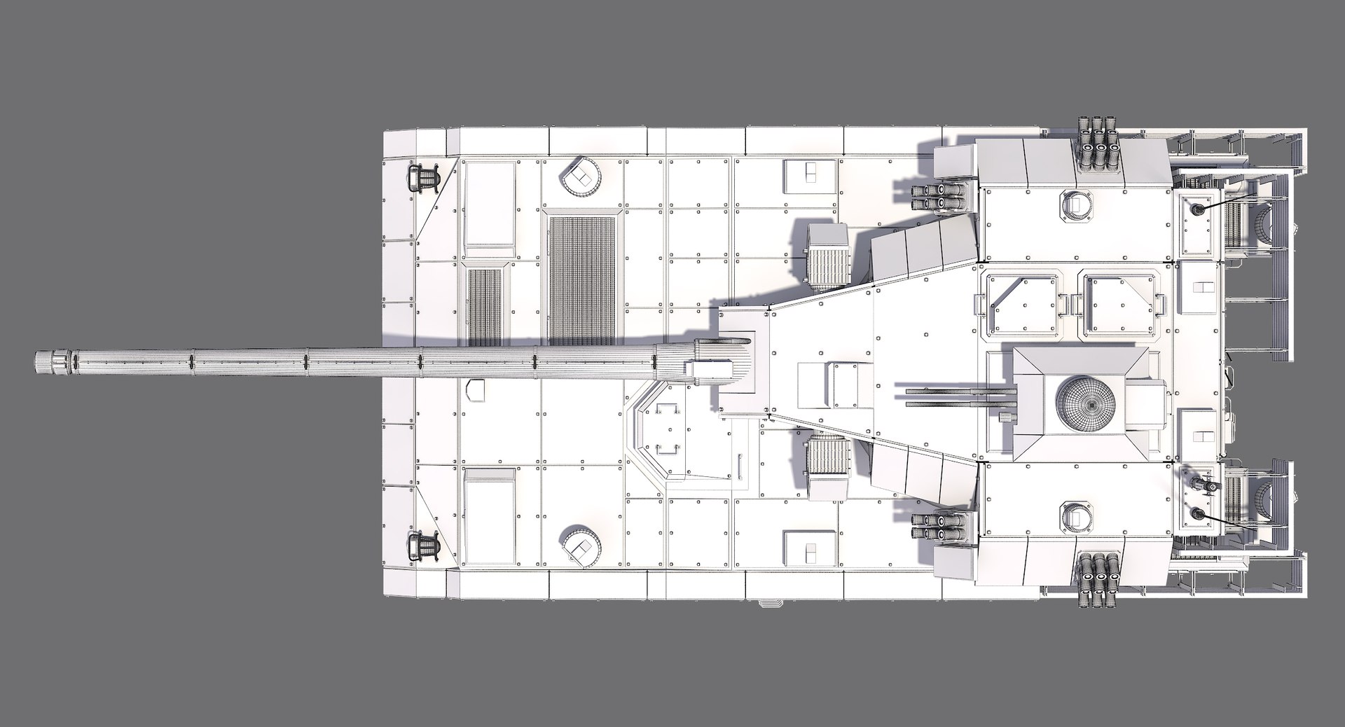 3D t-100 object-189 tank model - TurboSquid 1187881