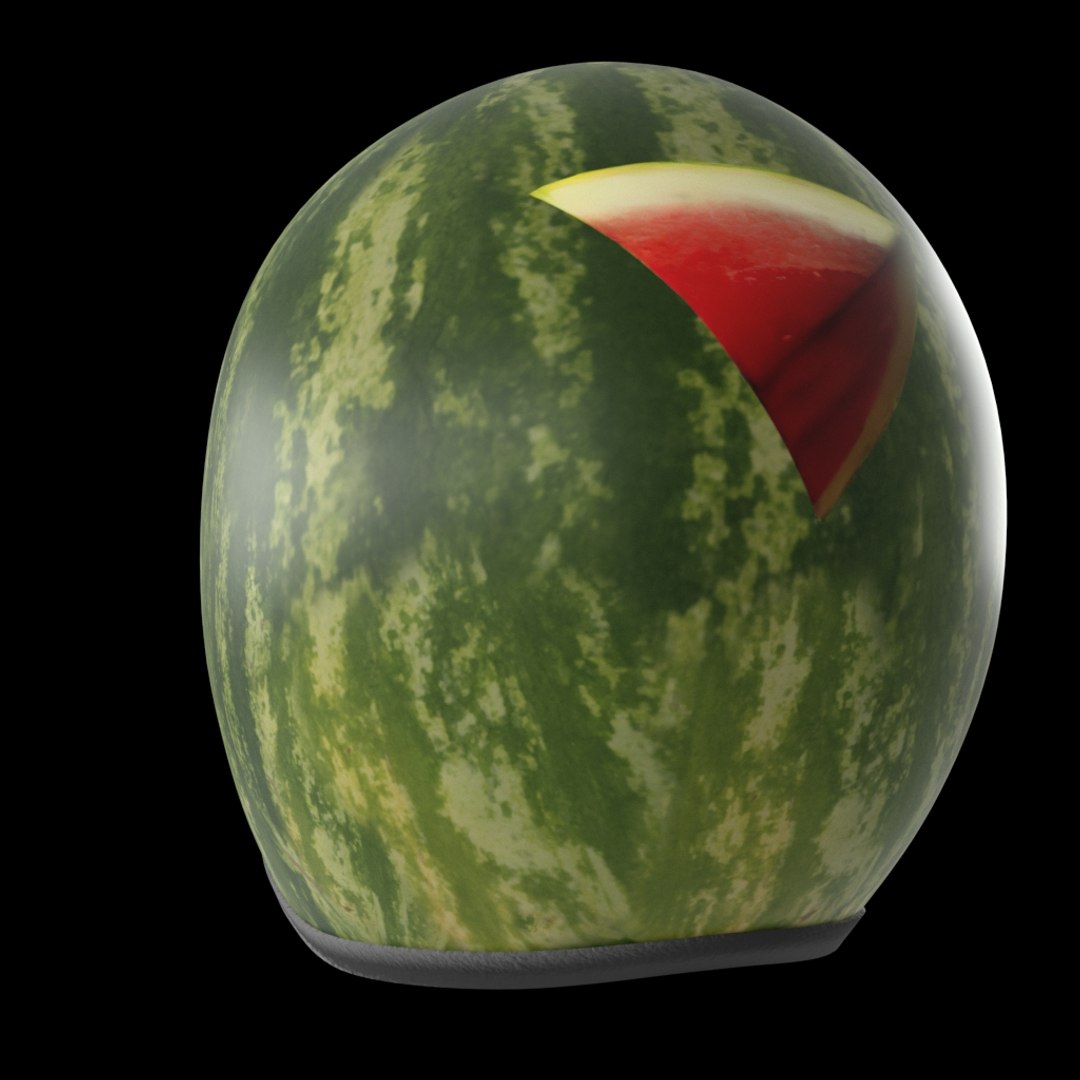 3D Helmet Watermelon - TurboSquid 1536769