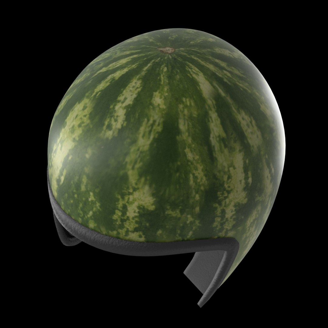 3D Helmet Watermelon - TurboSquid 1536769