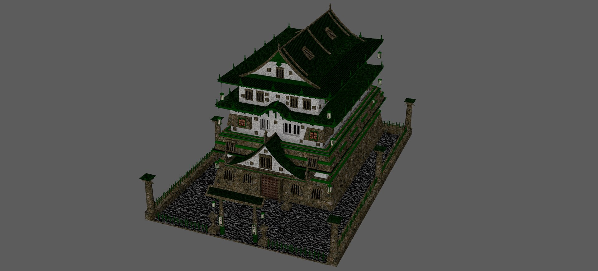 Japan Japanese Building 3D Model - TurboSquid 1698782