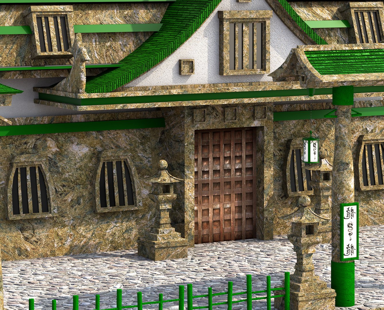 Japan Japanese Building 3D Model - TurboSquid 1698782