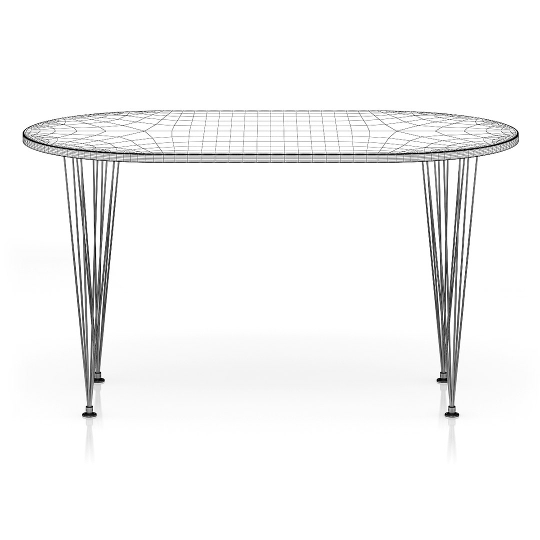 3d metal table model