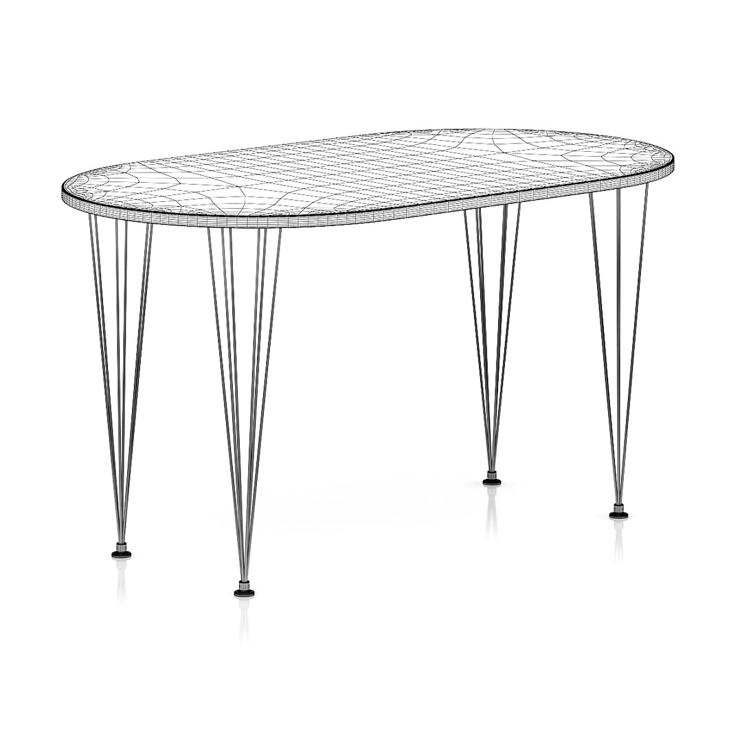3d metal table model
