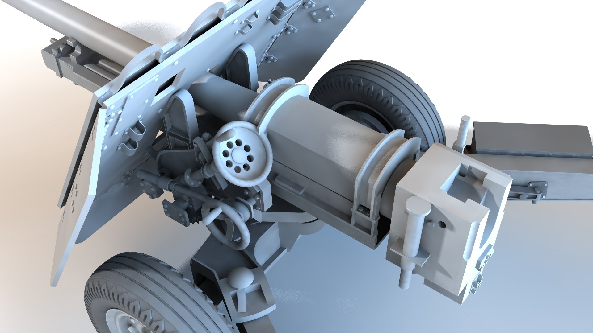 Ordnance QF17 Pounder Antitank Gun 3D Model - TurboSquid 2413780