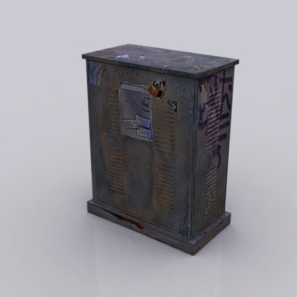 electric box 3d model