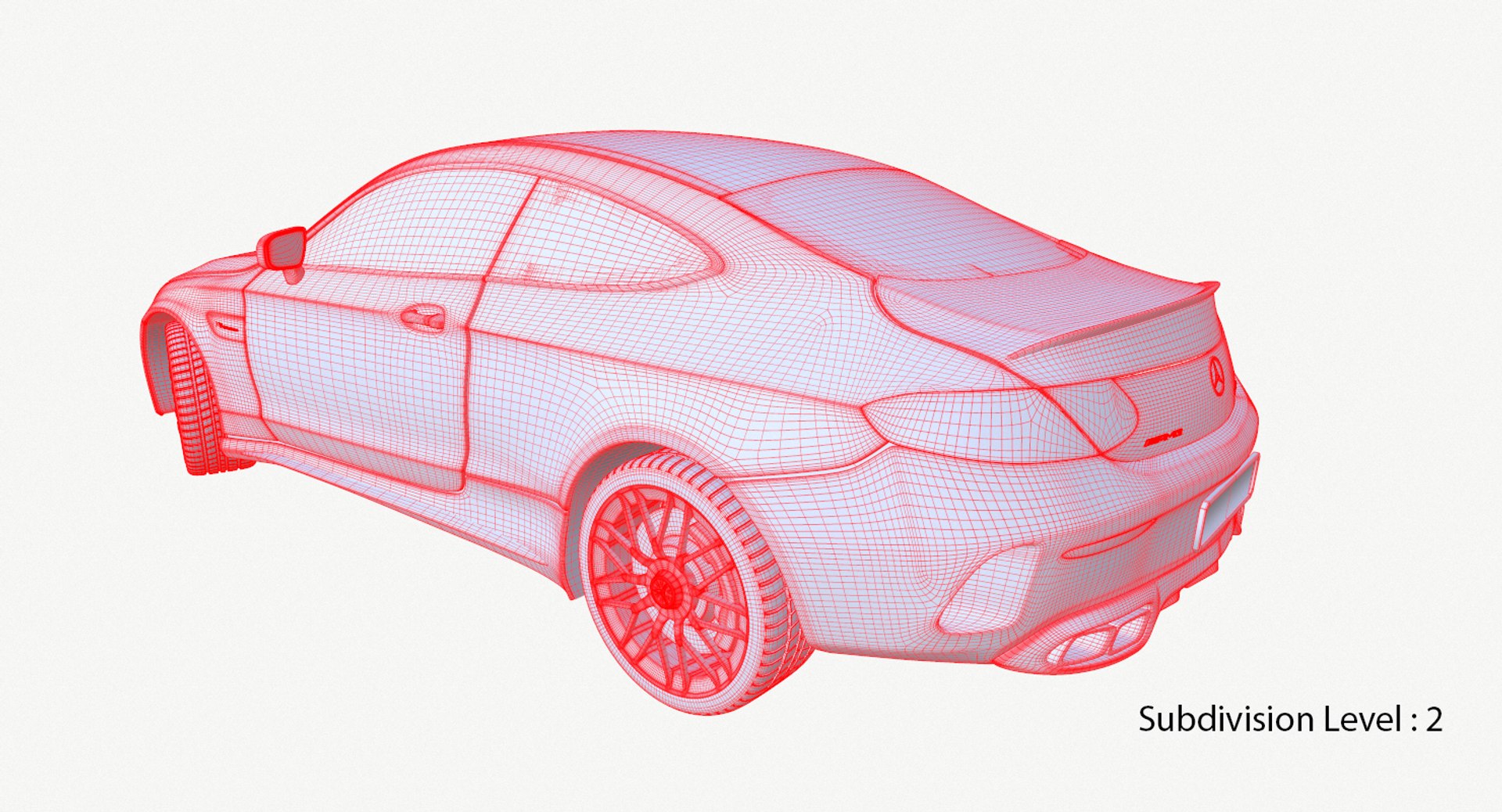 3D model realistic mercedes benz amg - TurboSquid 1373930