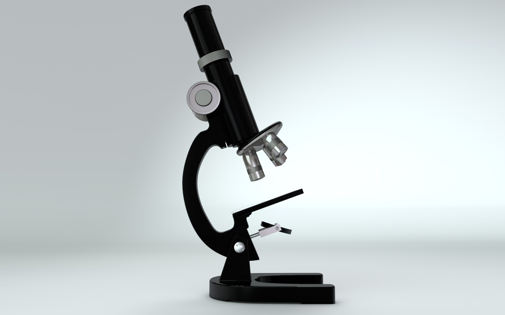 Microscope 3d Model