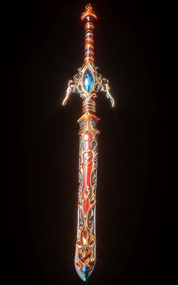 Magical Swords 3D Model - TurboSquid 2165199