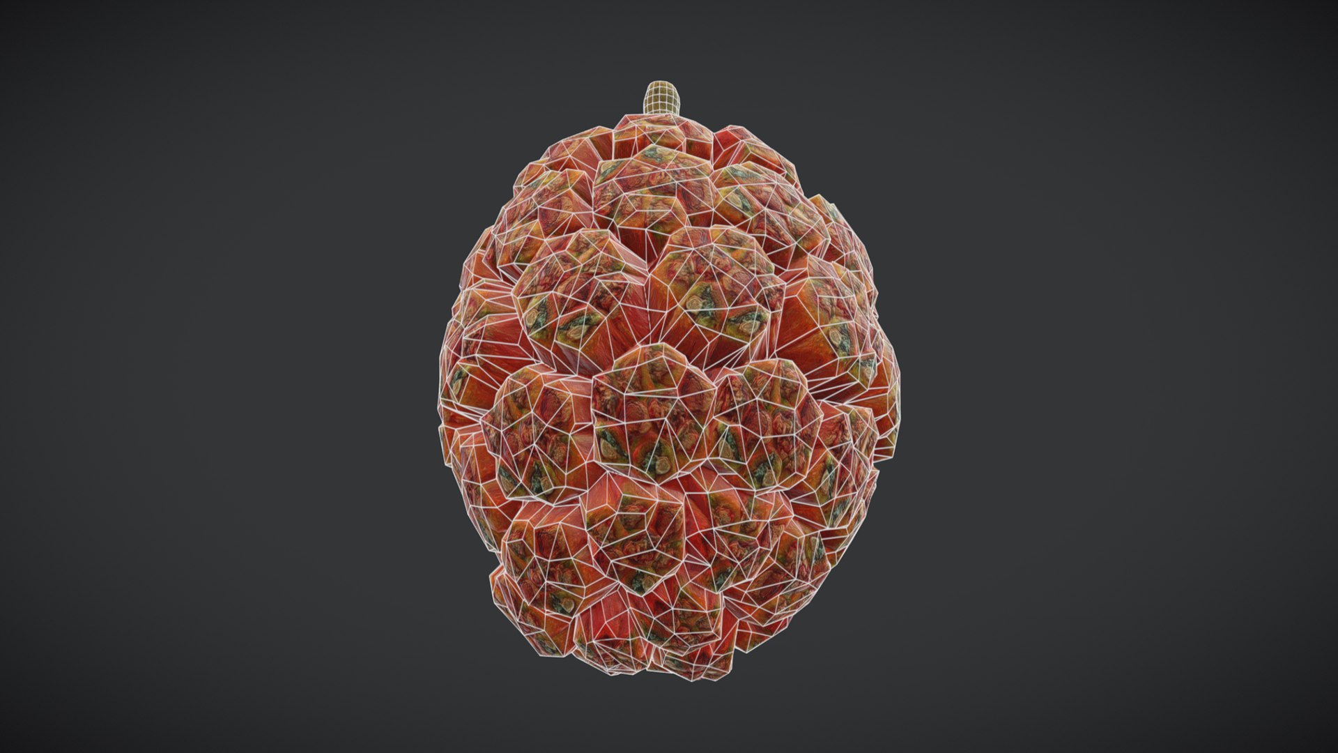 Fruit Hala Low Poly 3D Model - TurboSquid 2371491