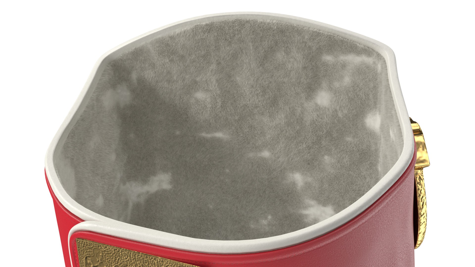 IBF Championship Belt Folded Whith Fur 3D Model - TurboSquid 2121164