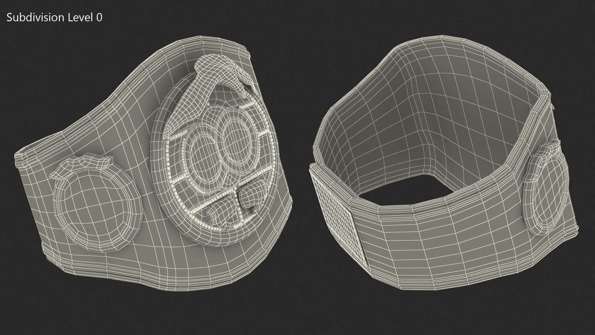 IBF Championship Belt Folded Whith Fur 3D Model - TurboSquid 2121164