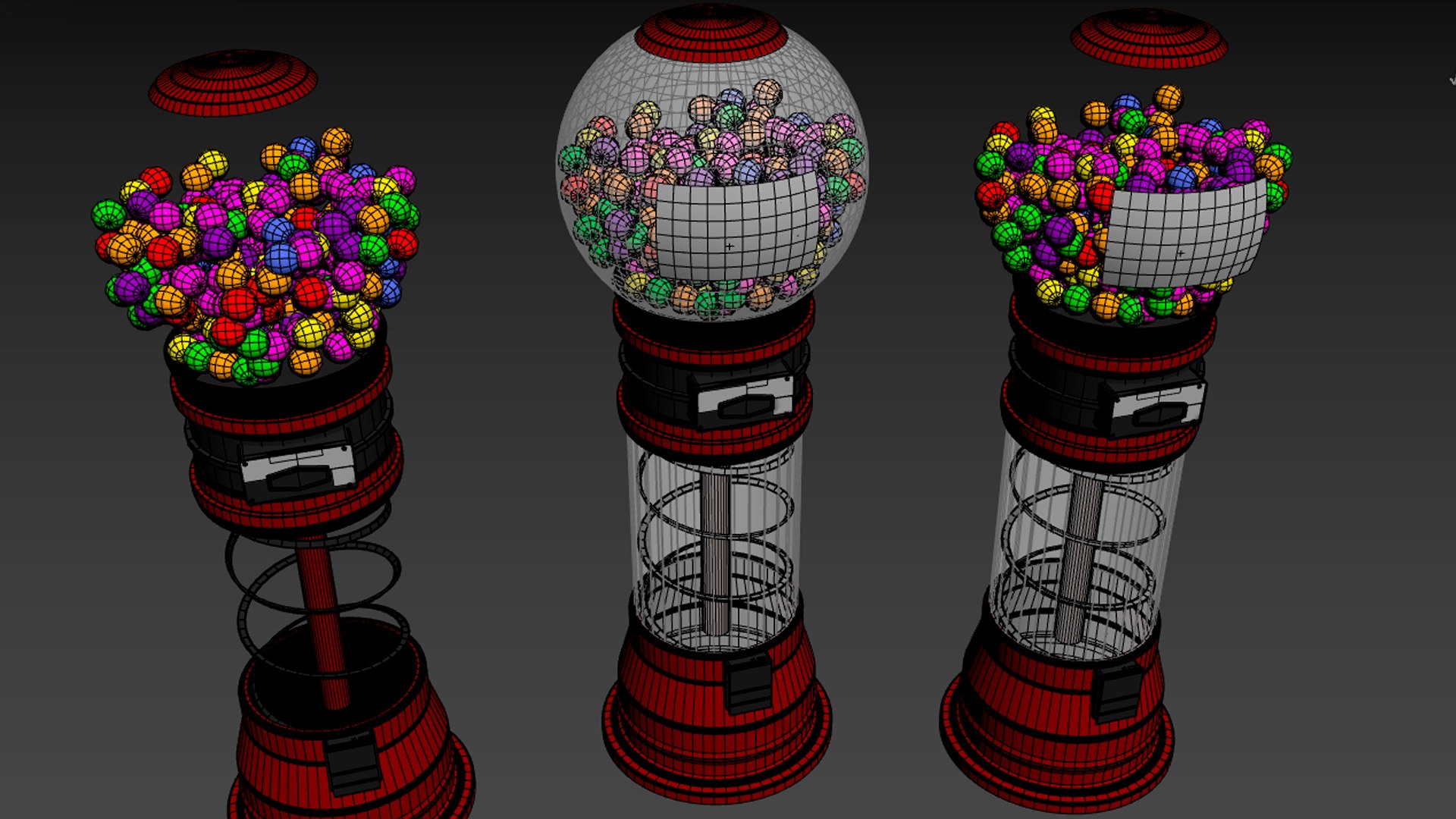 Candy machine 3D model - TurboSquid 1555294