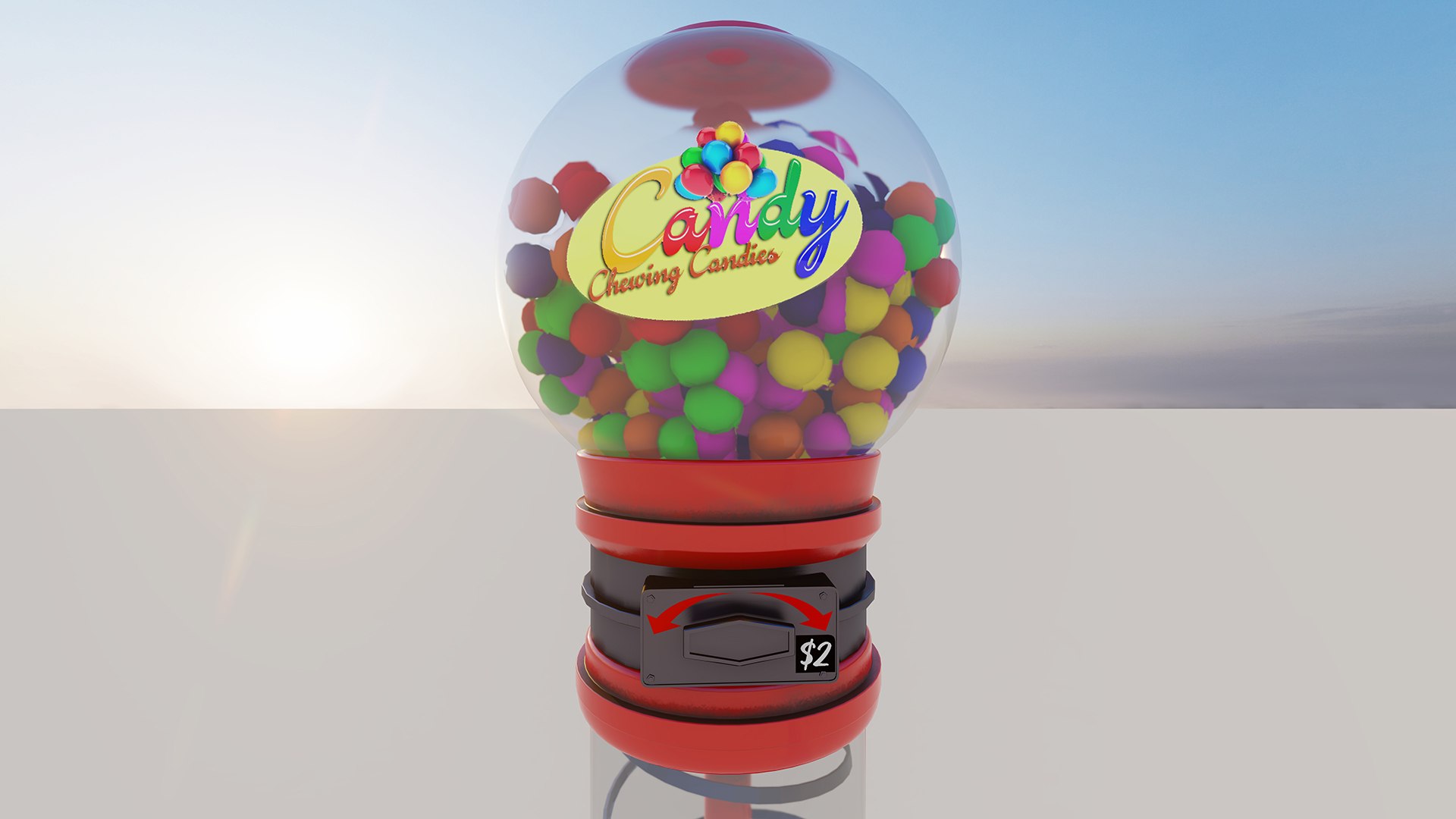 Candy machine 3D model - TurboSquid 1555294