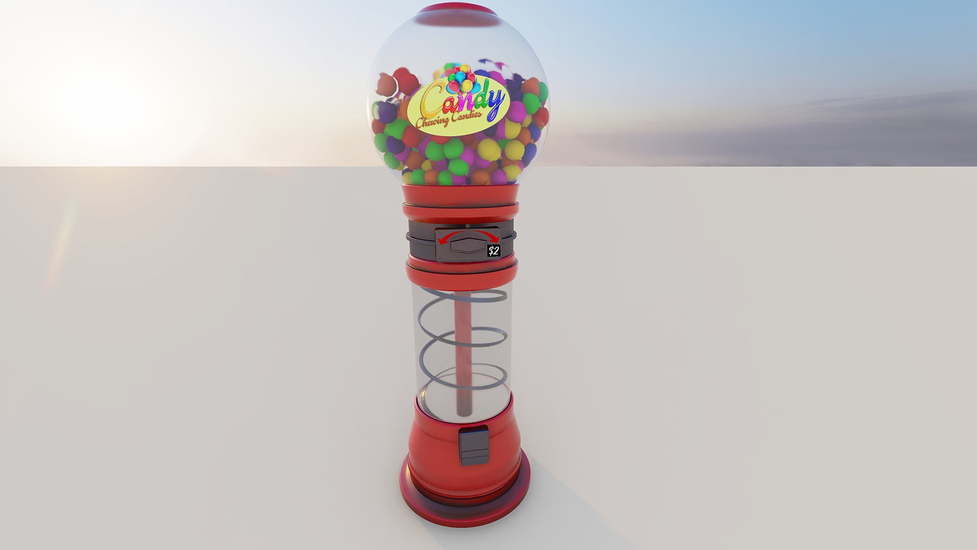 Candy machine 3D model - TurboSquid 1555294