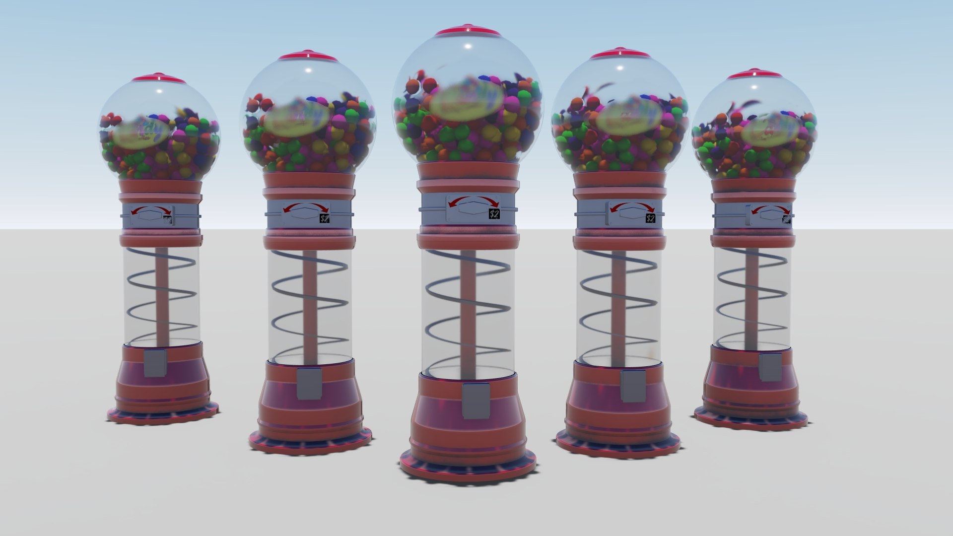 Candy machine 3D model - TurboSquid 1555294