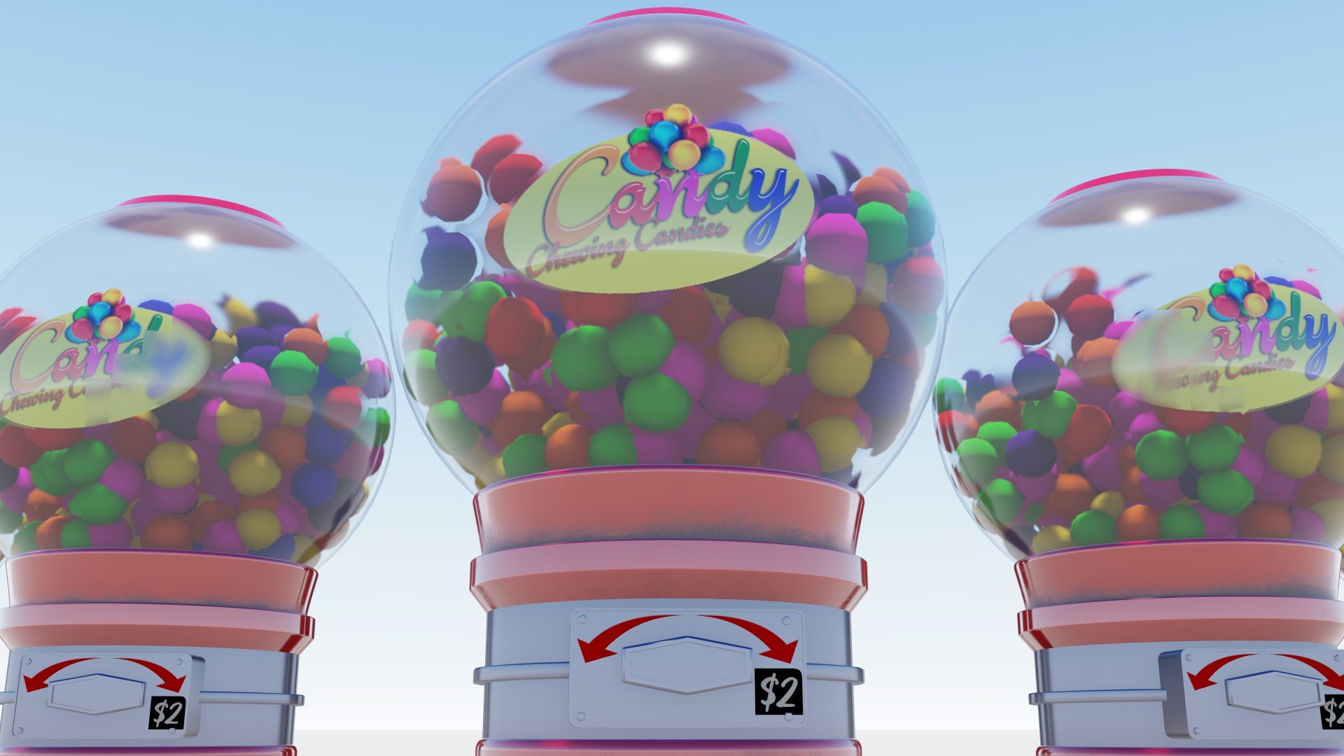 Candy machine 3D model - TurboSquid 1555294