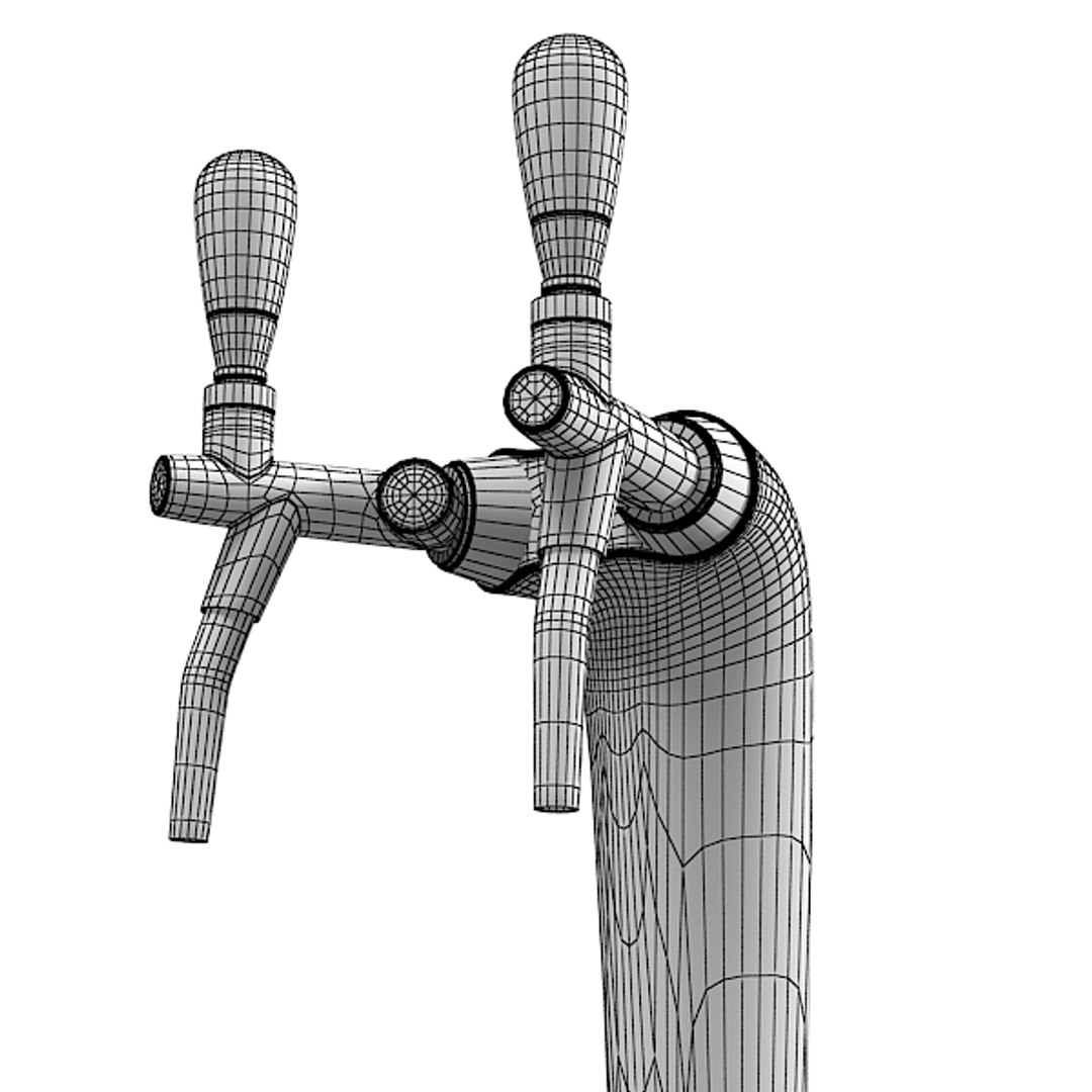 3dsmax beer column tower