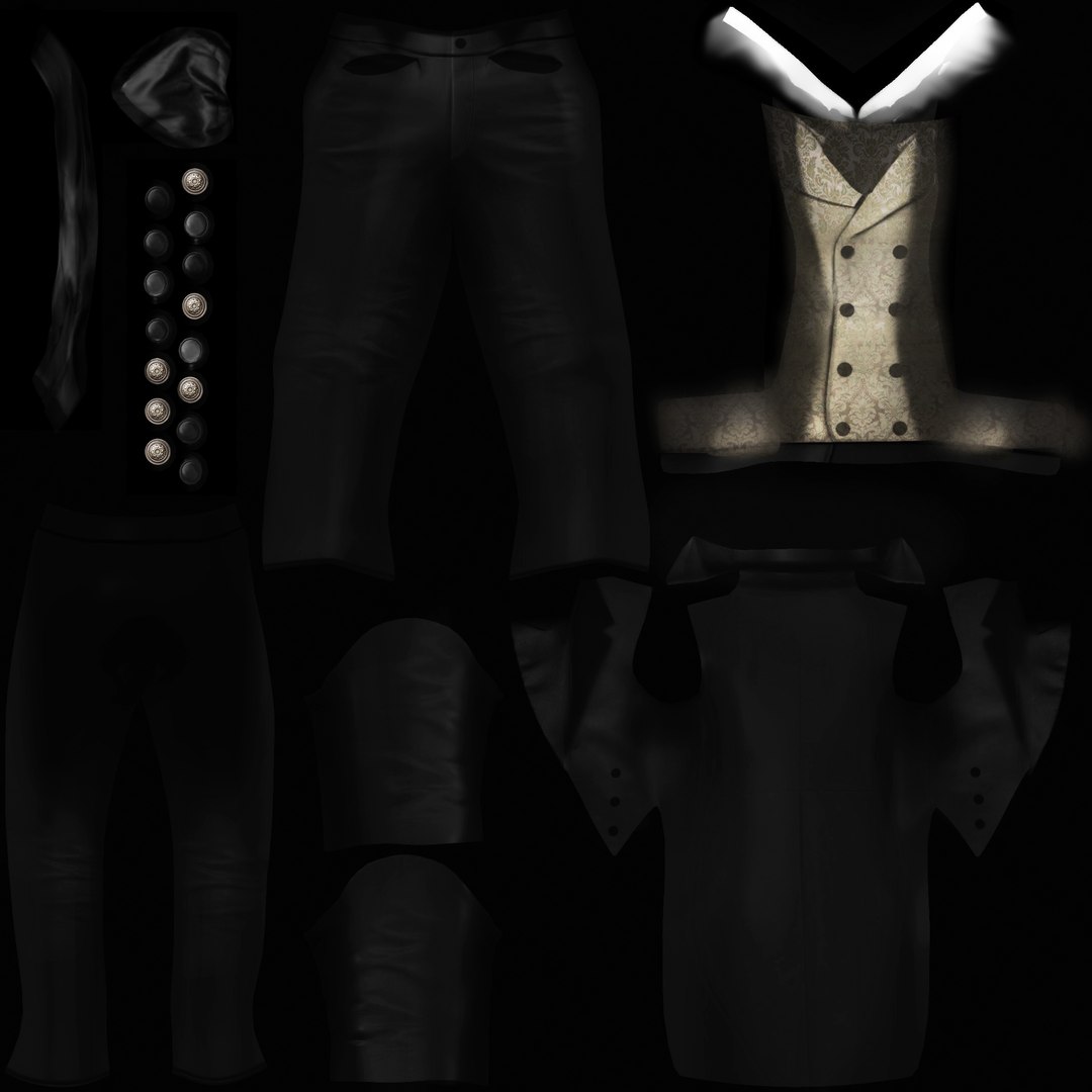 3D Men Regency Outfit - TurboSquid 1931729