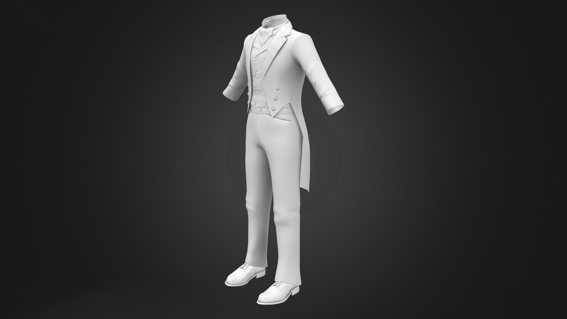 3D Men Regency Outfit - TurboSquid 1931729