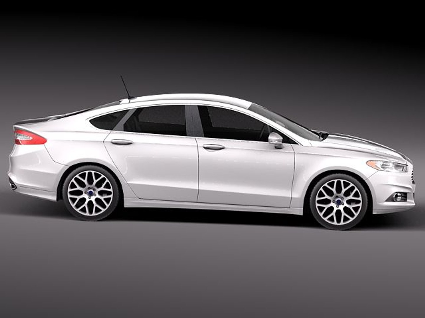 3d Fusion 2013 Sedan Model