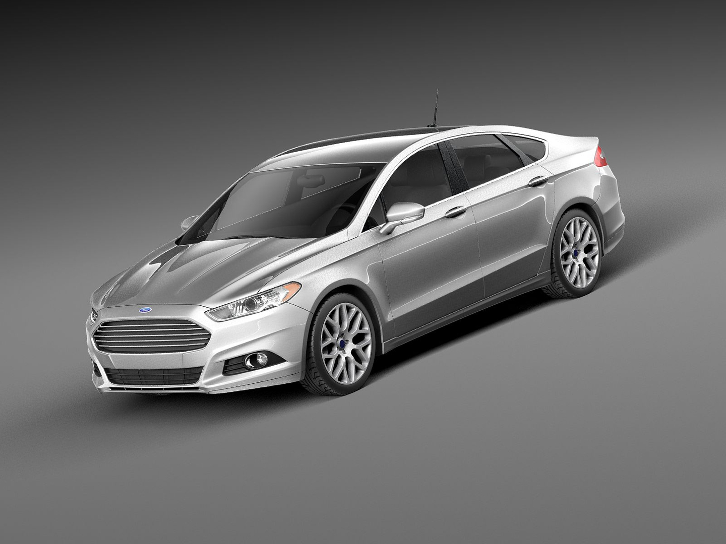 3d Fusion 2013 Sedan Model