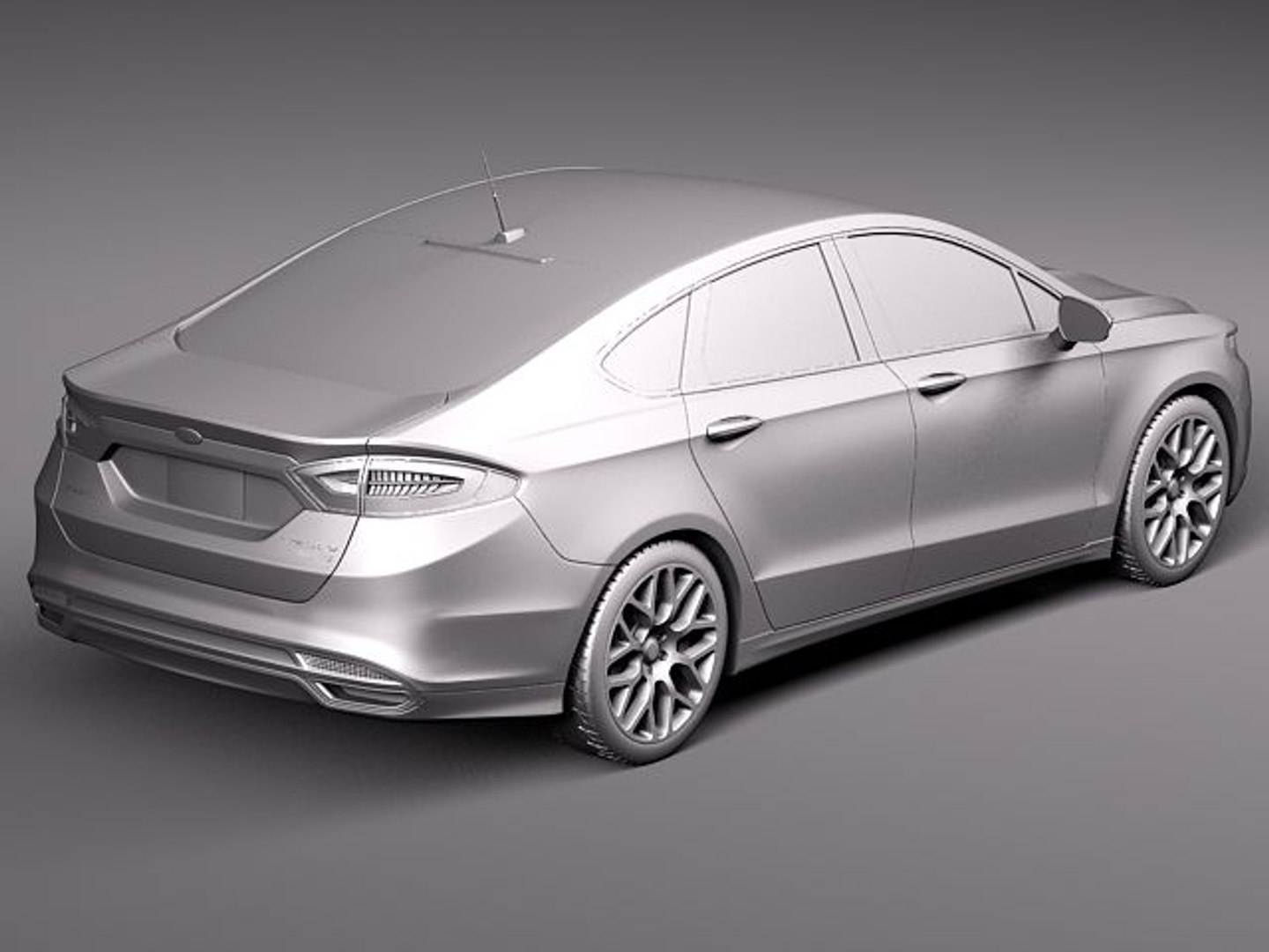 3d Fusion 2013 Sedan Model