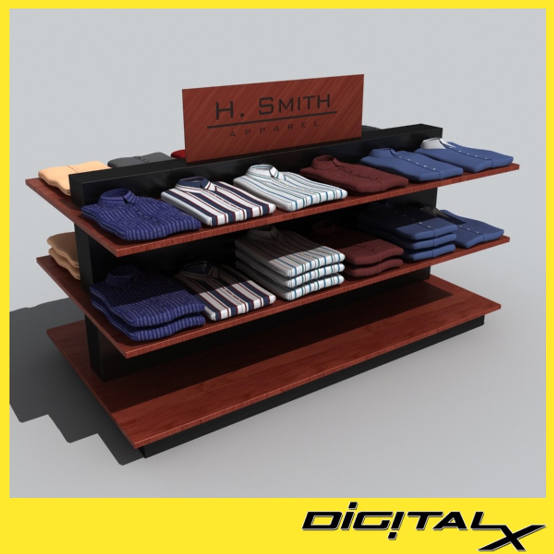 shirt table 1 3d model