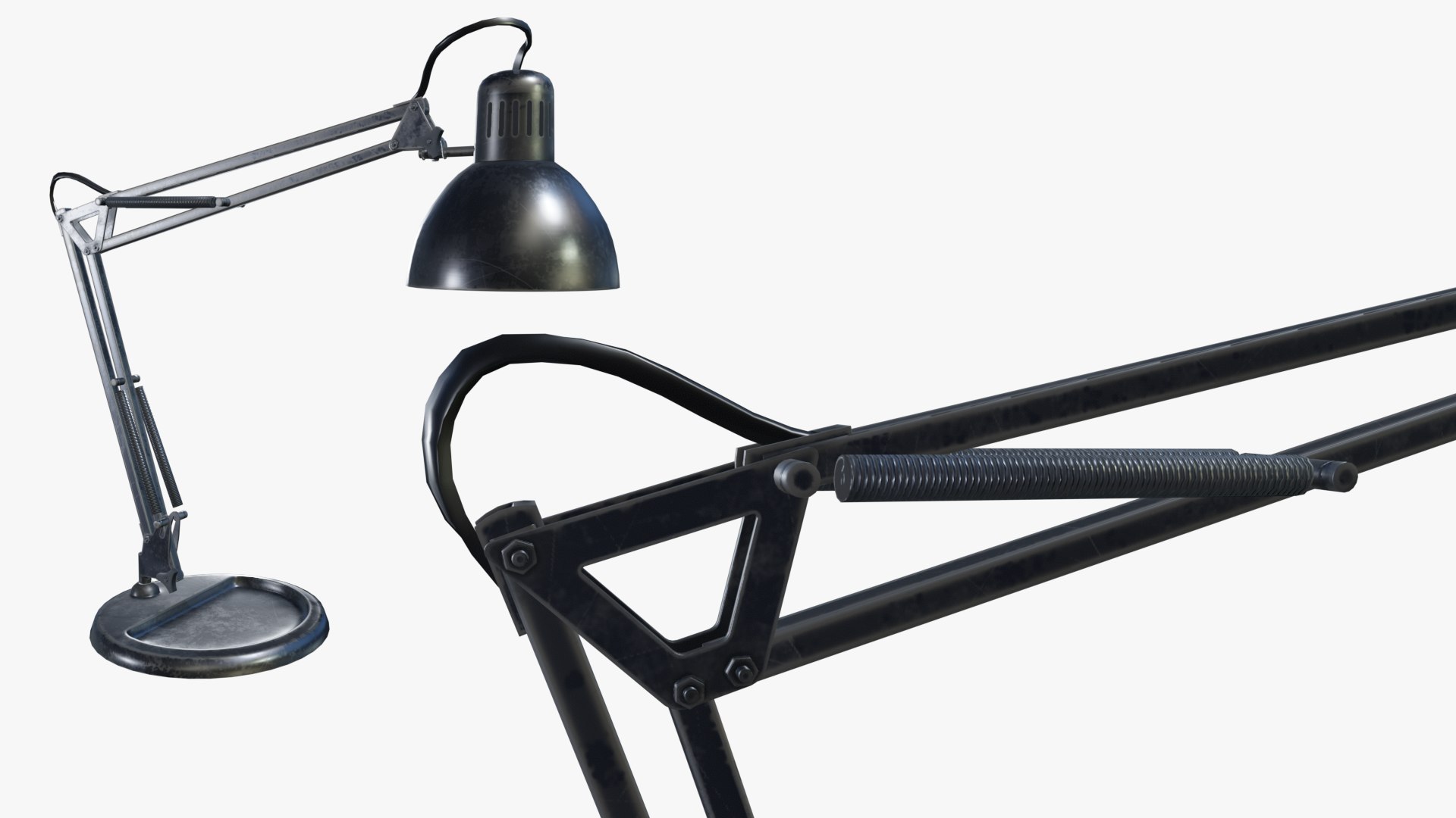 Lamp Low-poly Textured 3d Model For Games 3D Model - TurboSquid 2337608