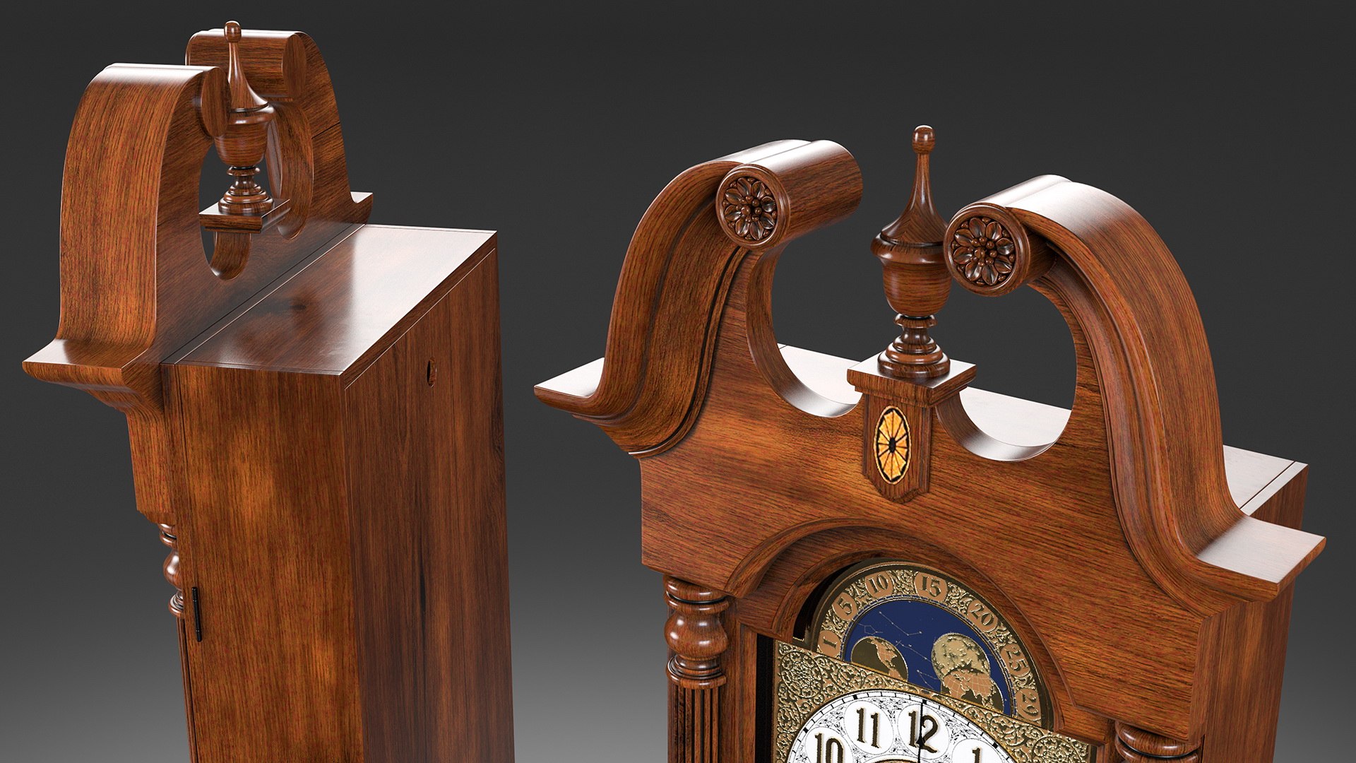 Howard miller 620-226 pendulum 3D - TurboSquid 1494465