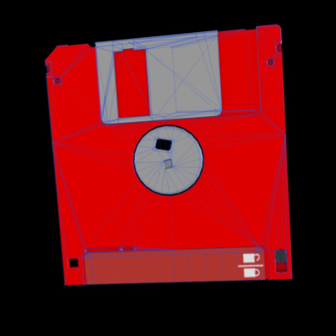 3 5in Floppy Disk 3d Model