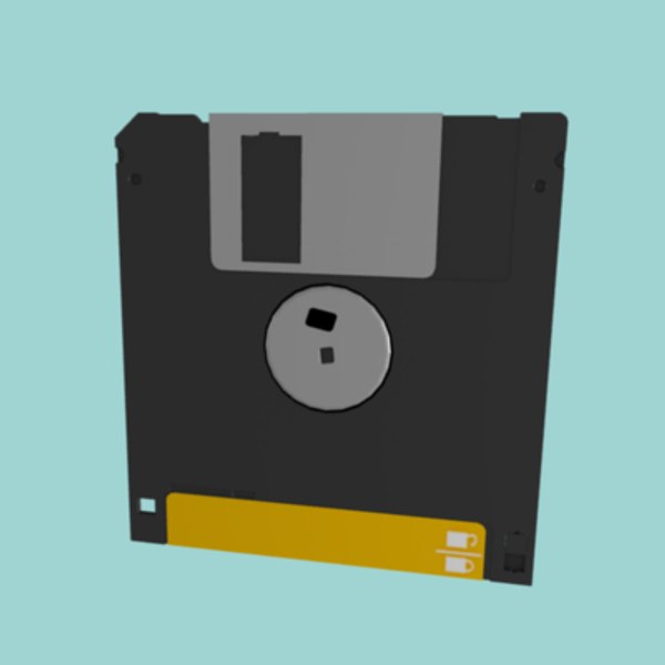 3 5in floppy disk 3d model
