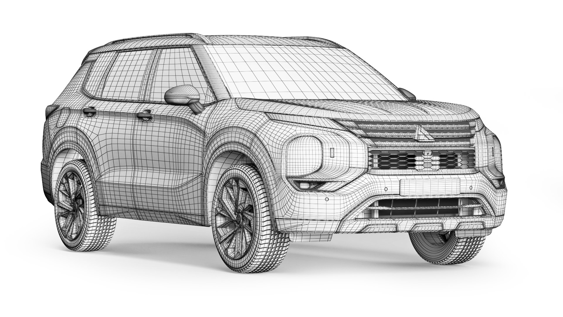 Mitsubishi Outlander 2022 3D Model - TurboSquid 2374525