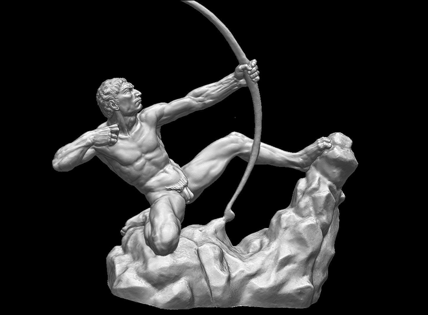 Hercules Arrow Sculpture 3D Model - TurboSquid 1563861