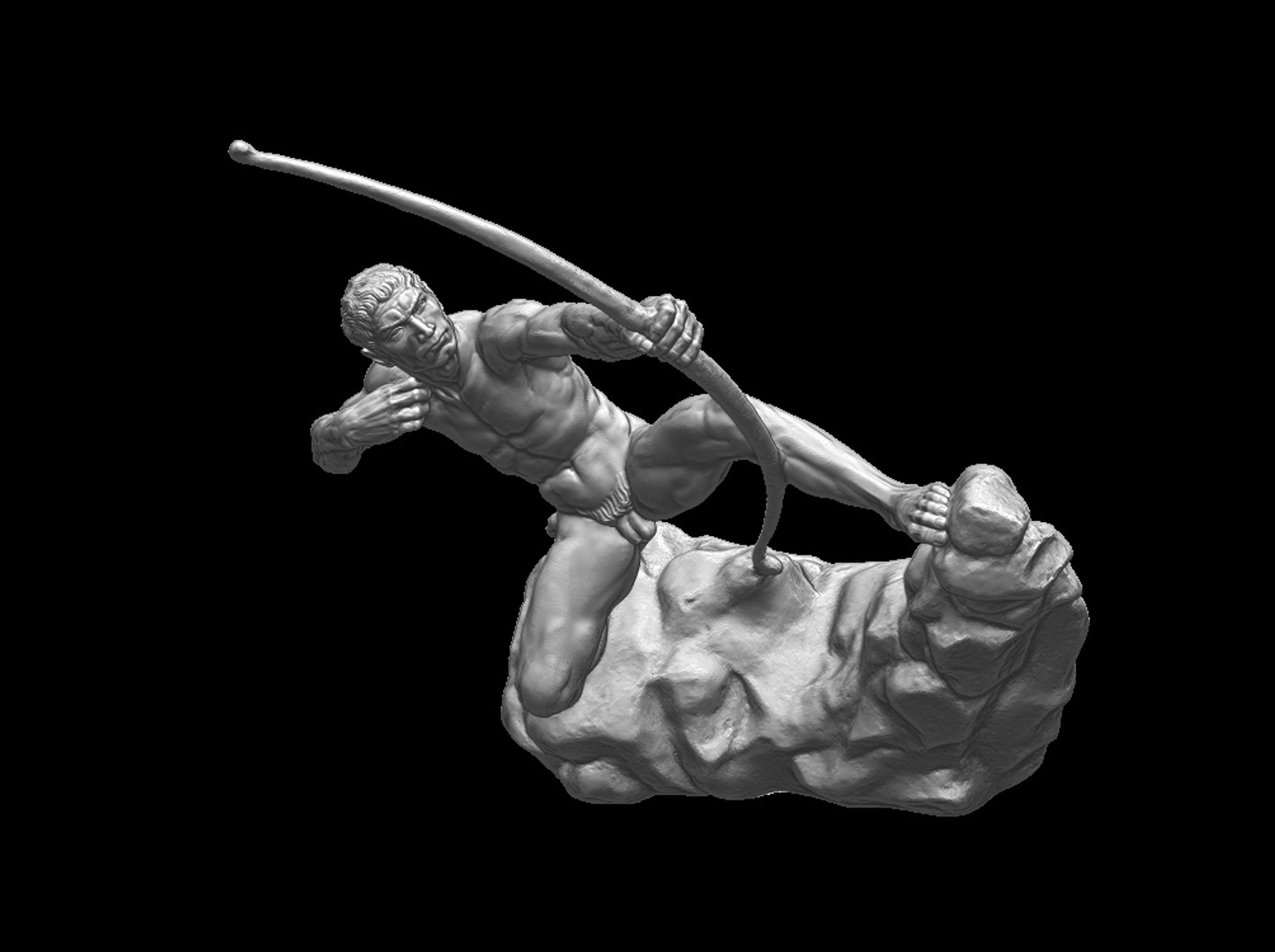 Hercules Arrow Sculpture 3D Model - TurboSquid 1563861