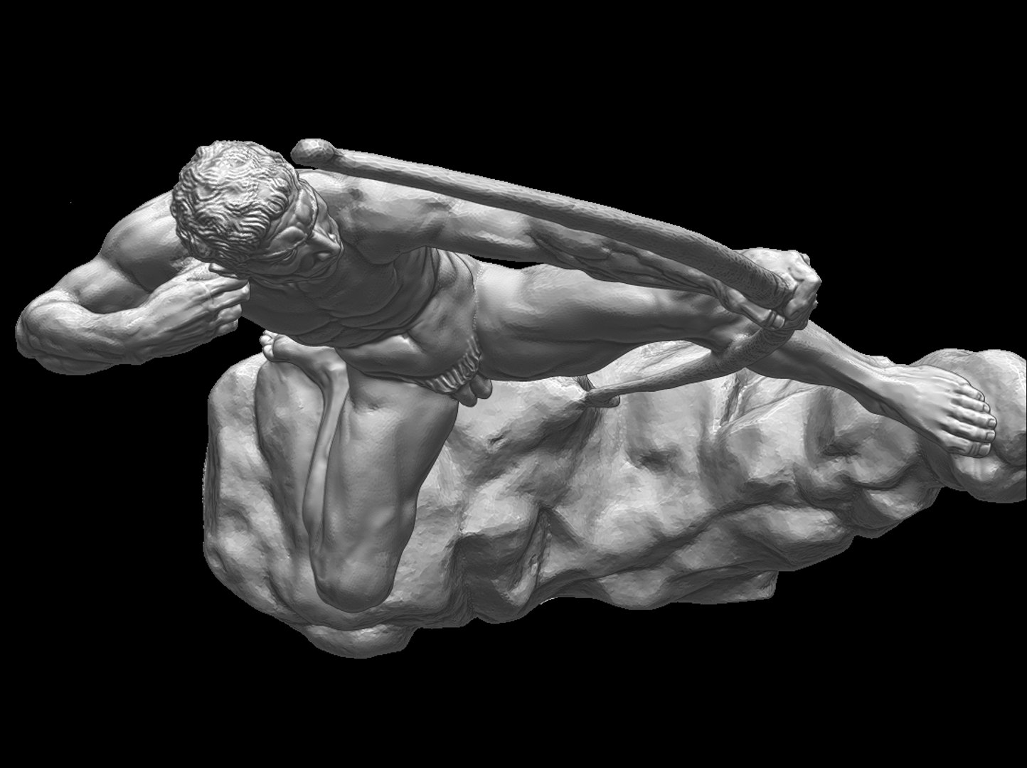 Hercules Arrow Sculpture 3D Model - TurboSquid 1563861