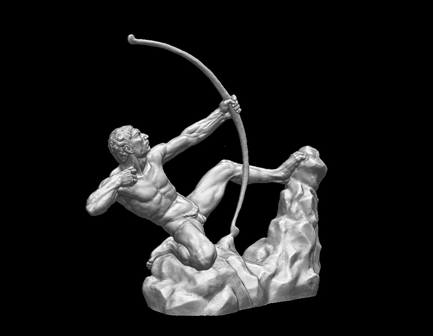 Hercules Arrow Sculpture 3D Model - TurboSquid 1563861