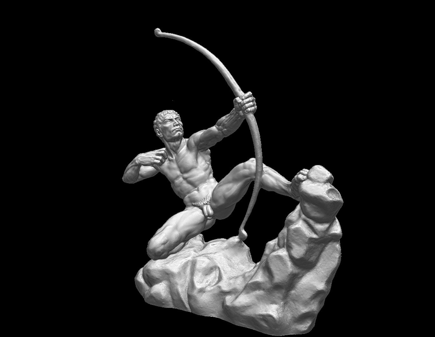 Hercules Arrow Sculpture 3D Model - TurboSquid 1563861