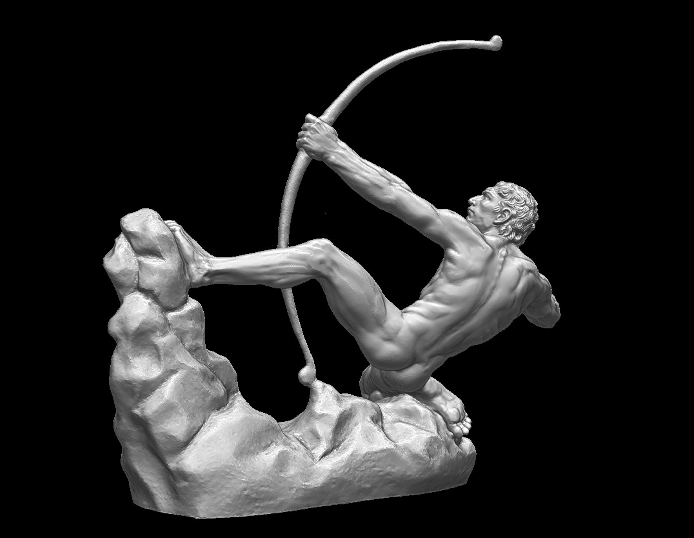 Hercules Arrow Sculpture 3D Model - TurboSquid 1563861