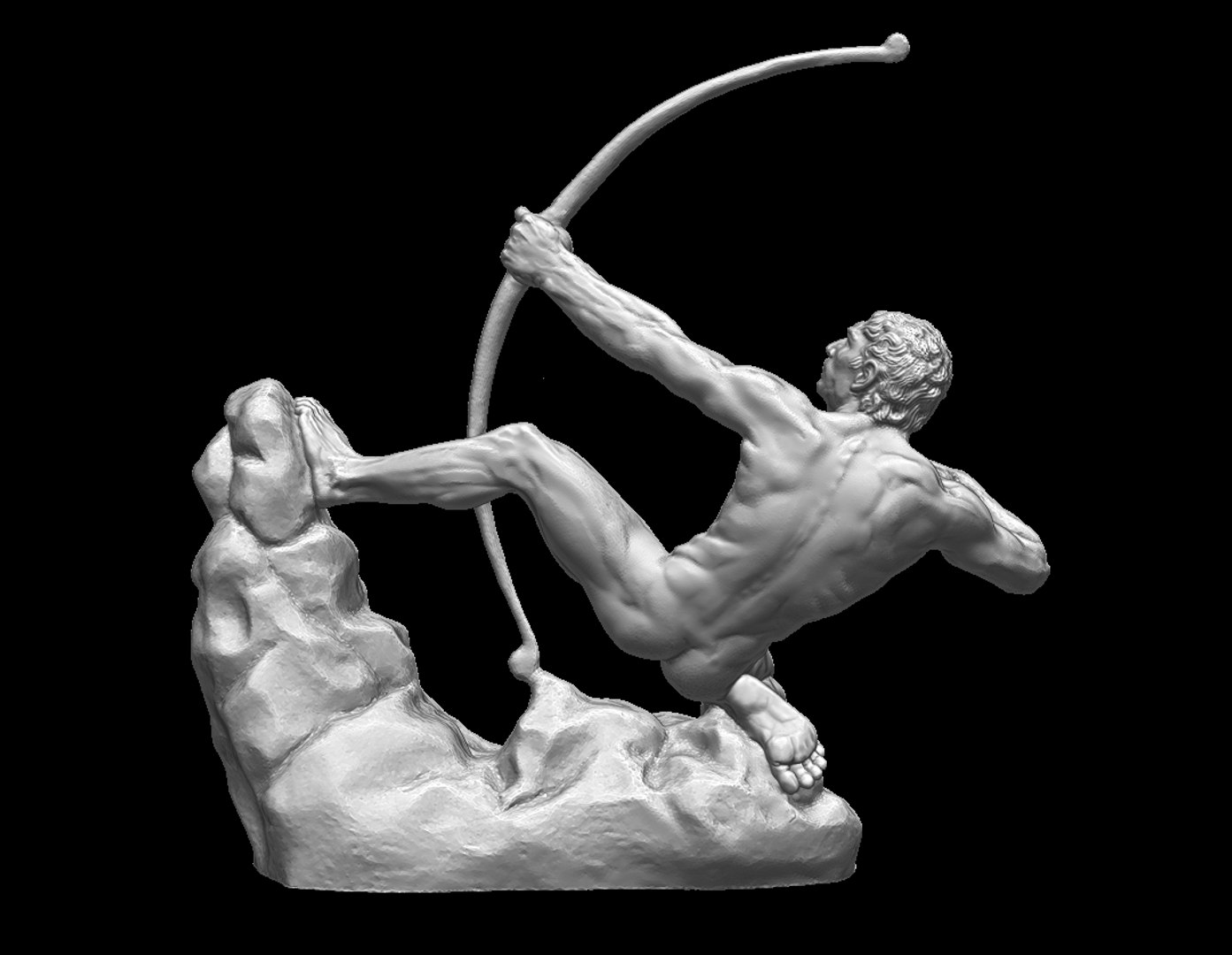 Hercules Arrow Sculpture 3D Model - TurboSquid 1563861