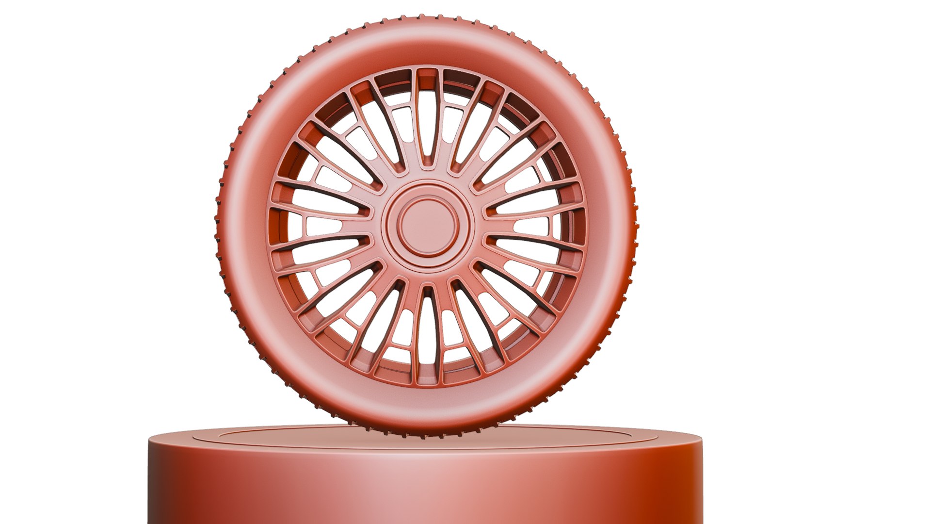 High Detail Wheel 3D Model 4K PBR Textures Game Ready Asset Low-poly 3D ...