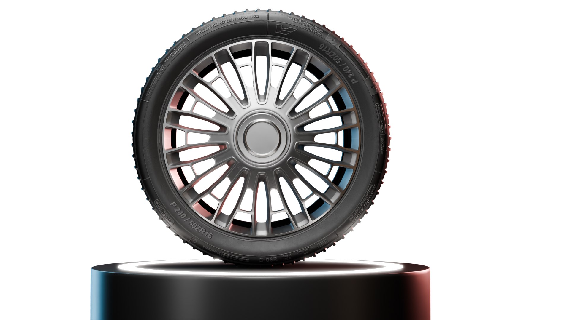 High Detail Wheel 3D Model 4K PBR Textures Game Ready Asset Low-poly 3D ...