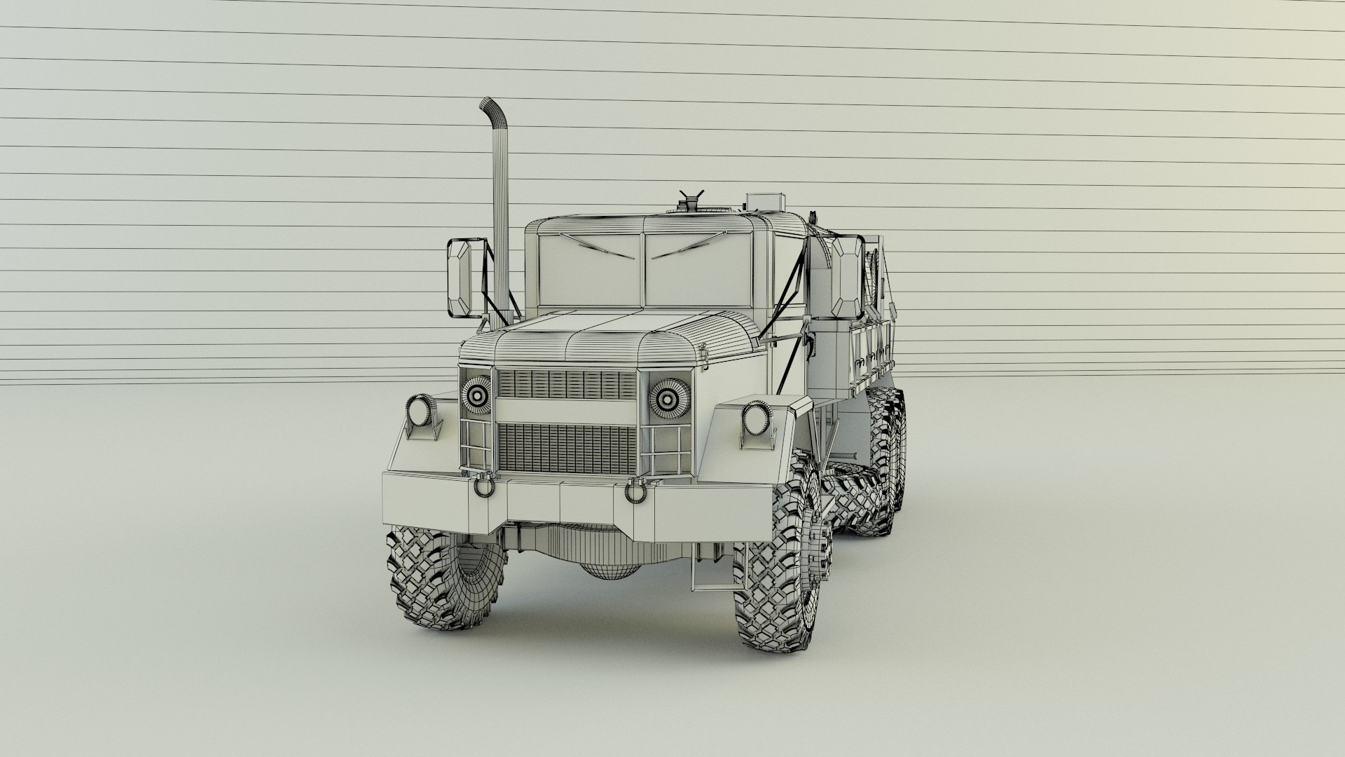 3D Model Military Tanker Truck - TurboSquid 2270399